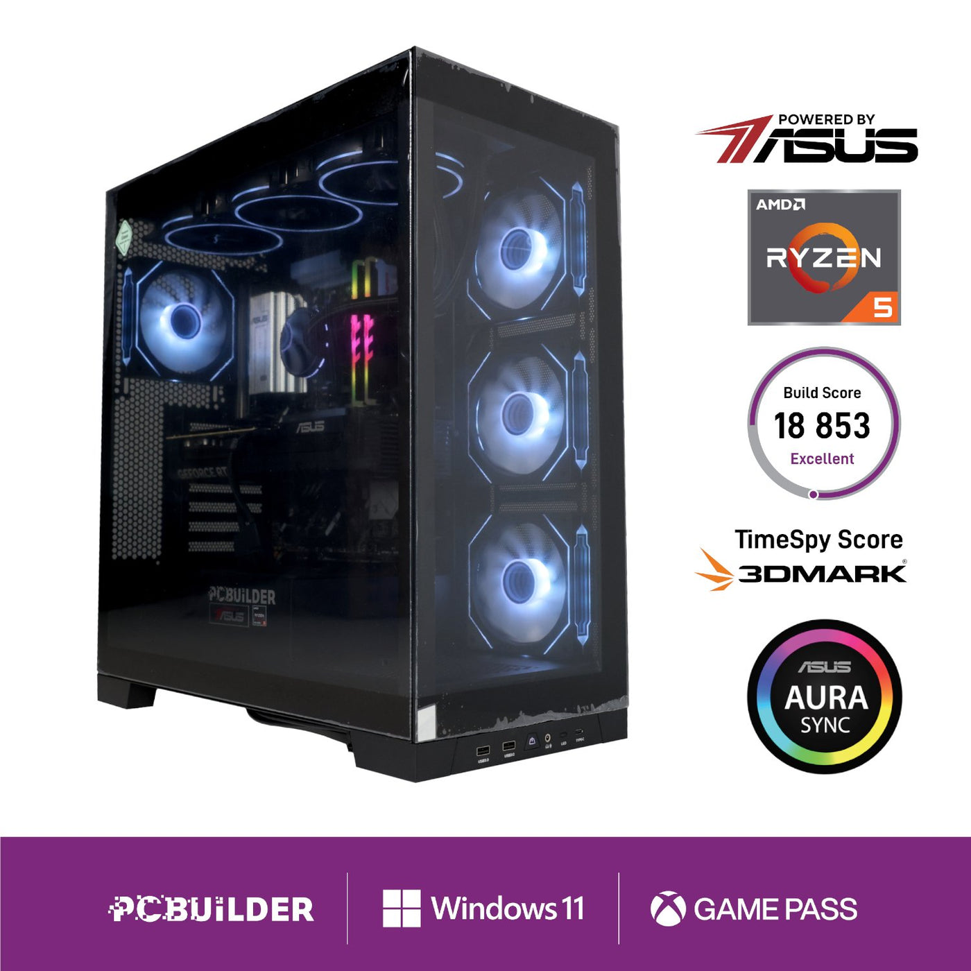 PCBuilder Ryzen 5 7600 MAVERICK Windows 11 Gaming PC – Dawin Crypto Mining